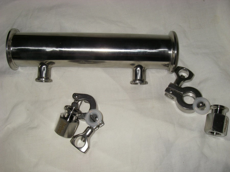 2" Shotgun Condensor, Short. 3/4 TC Connections – Stilldragon Australia