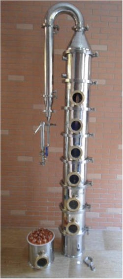 8" Dash 1, Four Plate Column, Complete – Stilldragon Australia